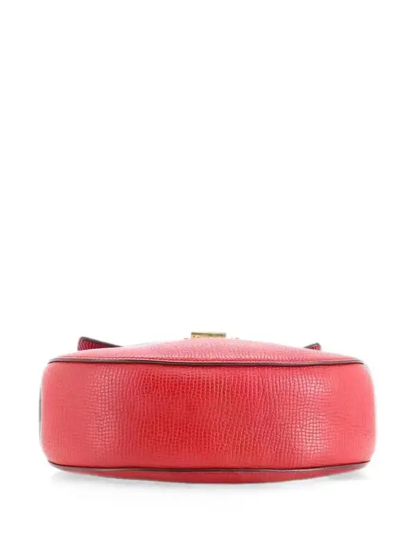 Chloé Drew Leather Small Crossbody Bag - Red