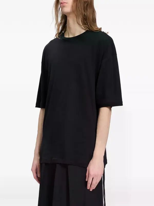 ANN DEMEULEMEESTER Slogan-print Cotton T-shirt