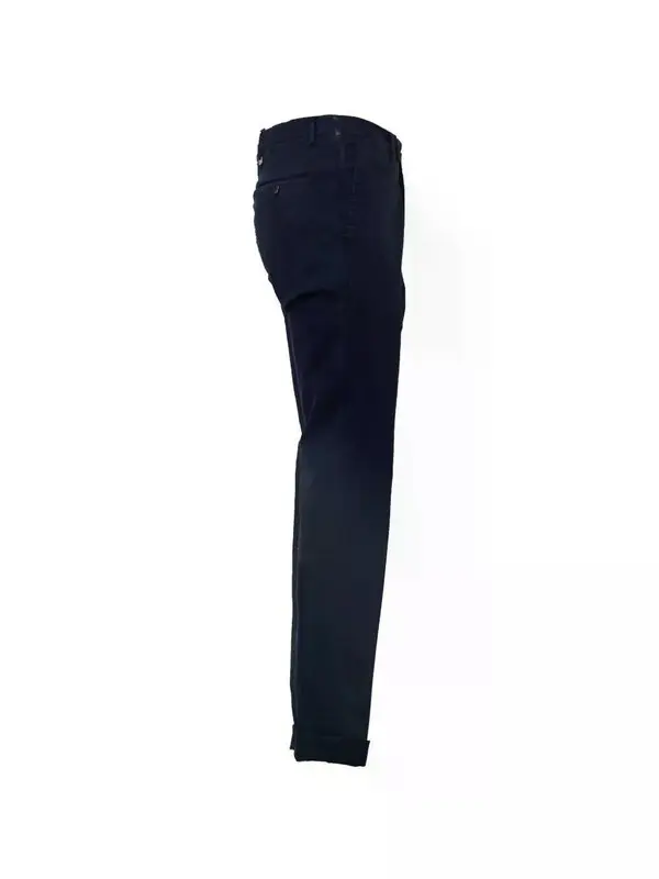 PT TORINO Slim-fit Gabardine Trousers - Blue