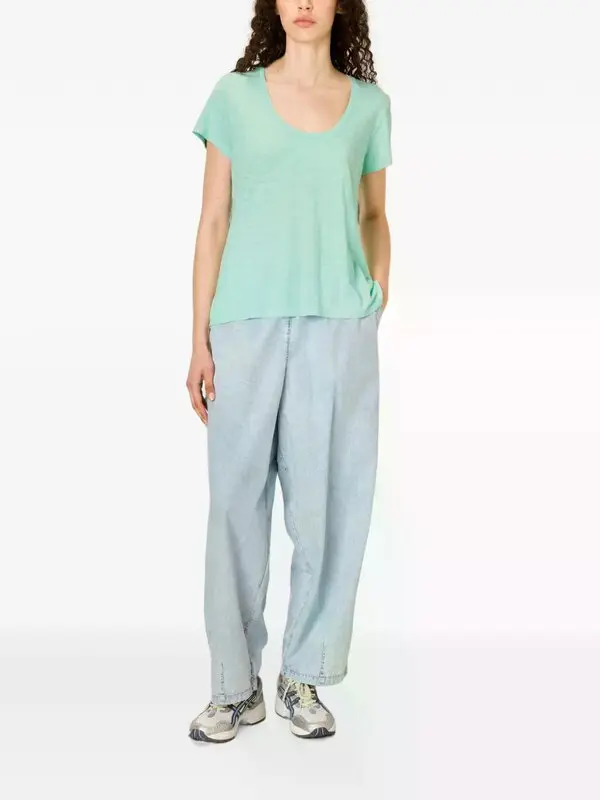 American Vintage Logo-print Elasticated Jeans