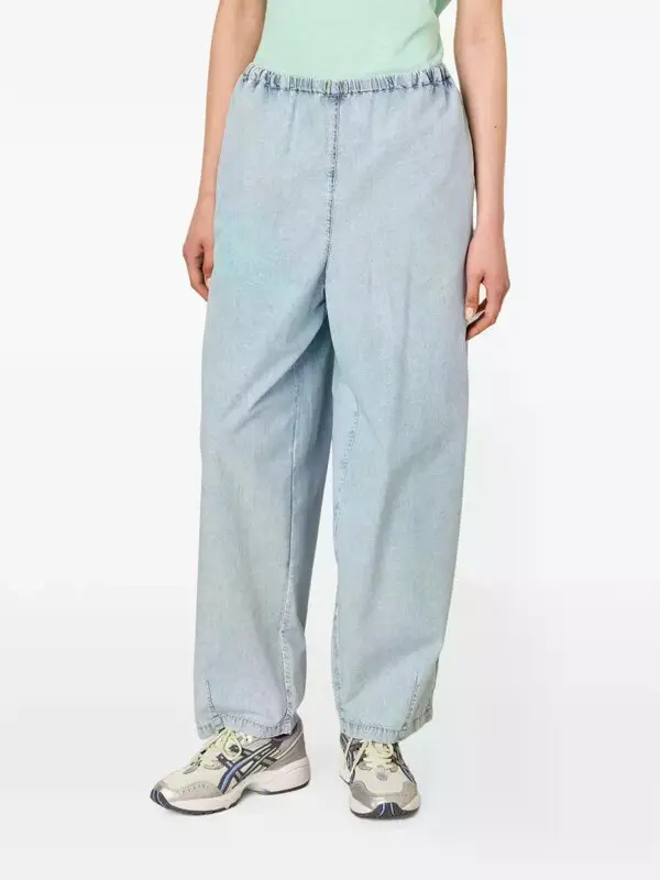American Vintage Logo-print Elasticated Jeans