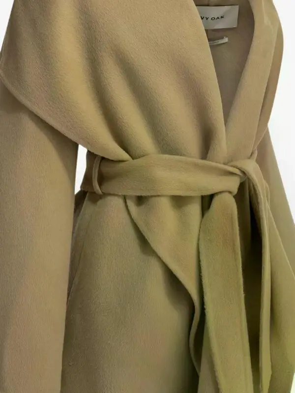 IVY OAK Belted Shawl-collar Coat