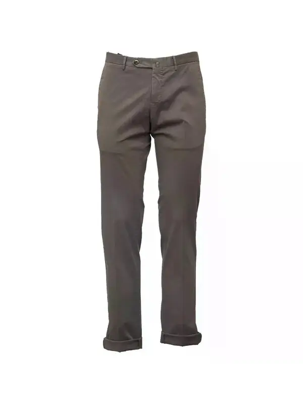 PT TORINO Pressed-crease Slim-fit Trousers