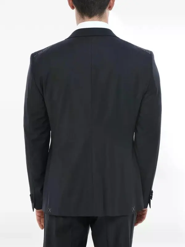 Corneliani Satin-lapel Three-piece Suit