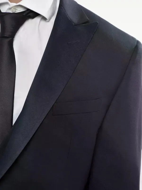 Corneliani Satin-lapel Three-piece Suit