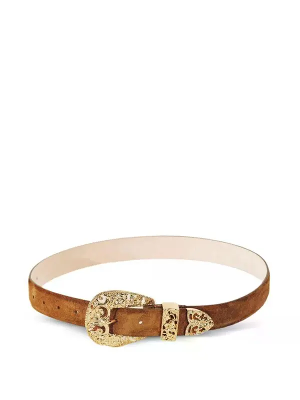 DEHANCHE Versailles Suede Belt - Brown