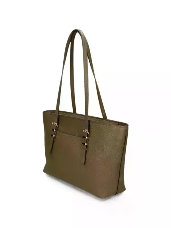 Michael Kors Logo-plaque Buckled Tote Bag