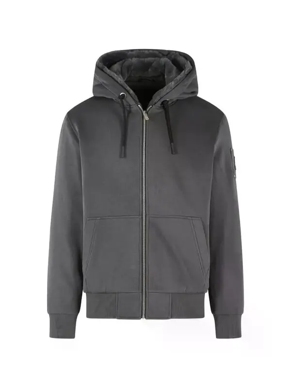 Moose Knuckles Bunny Logo-patch Hoodie