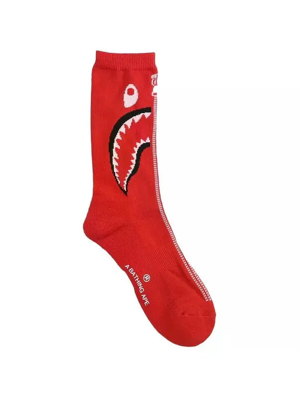 A BATHING APE Shark Jacquard Socks