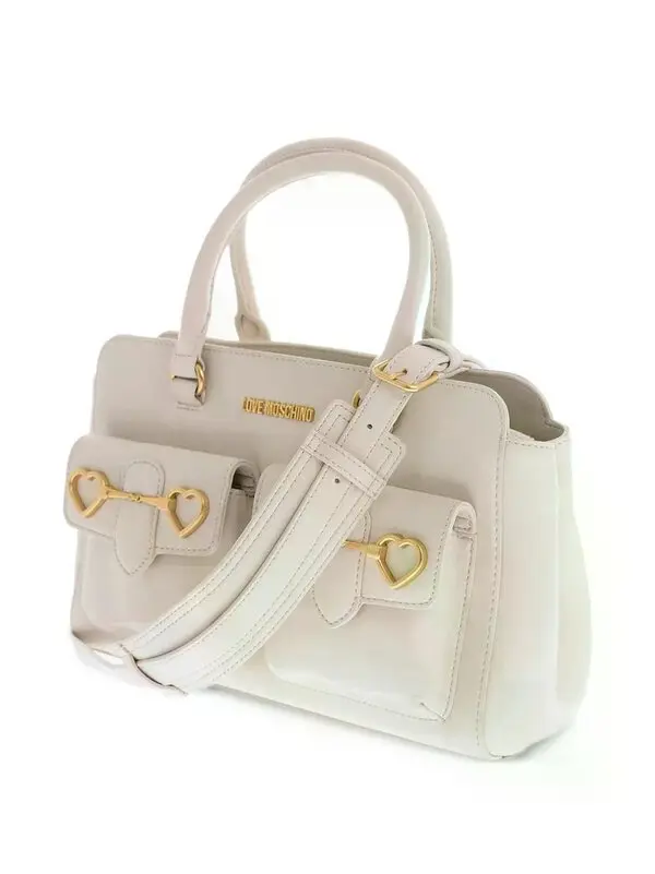 Moschino Heart-motif Pocket Tote Bag