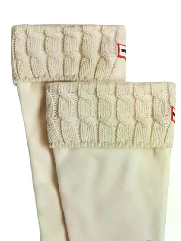 Hunter Cable-knit Cuff Socks