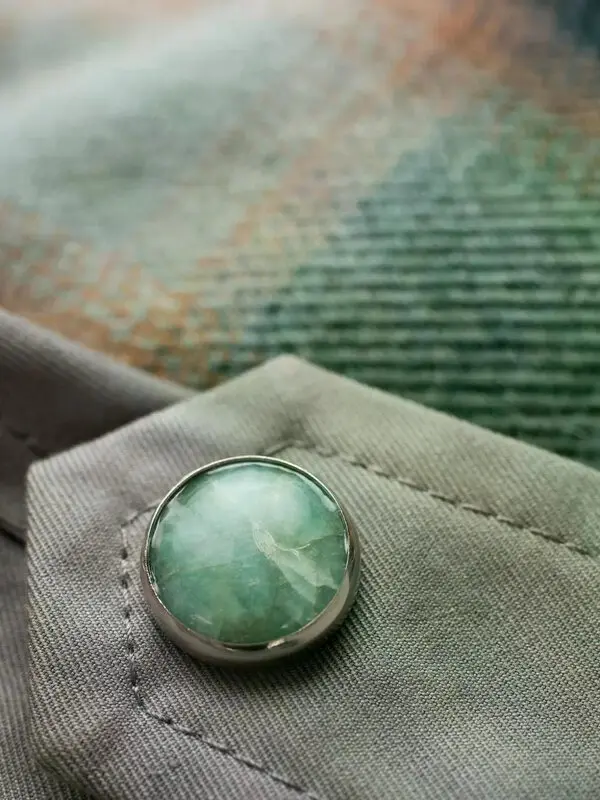 GOD'S TRUE CASHMERE Gemstone Embellished Cashmere Coat