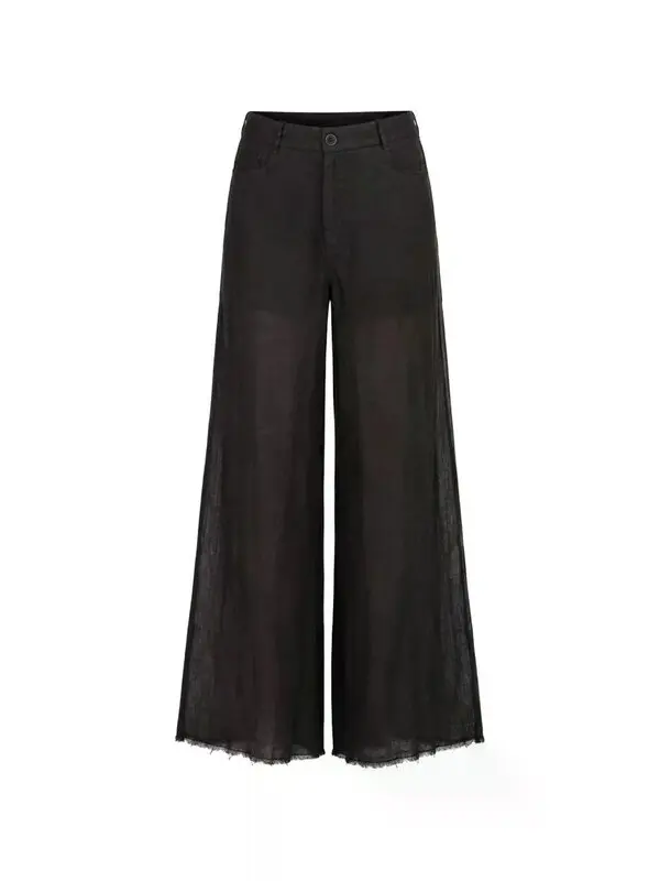 Masnada Baggy Frayed-edge Trousers
