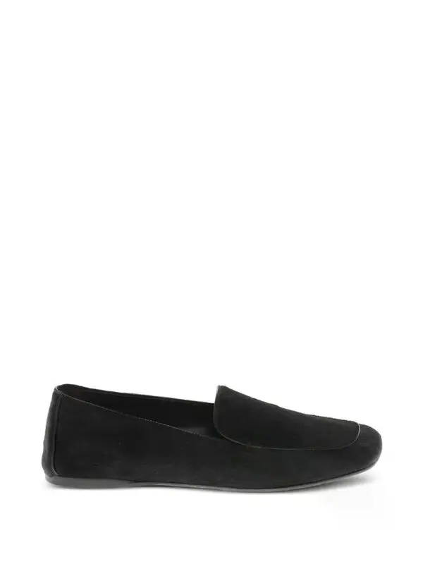 Khaite Monroe Pony Hair Loafers - Black