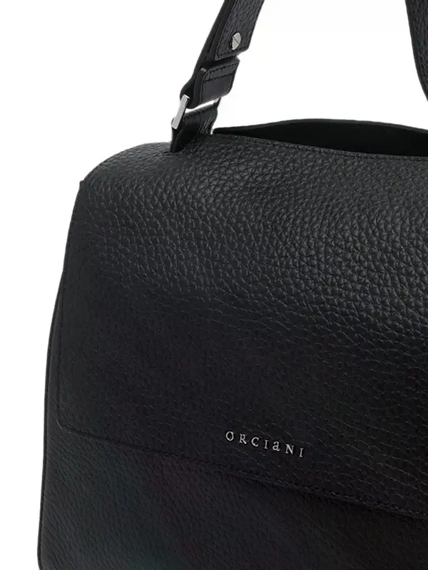 Orciani Sveva Pebbled-leather Tote Bag