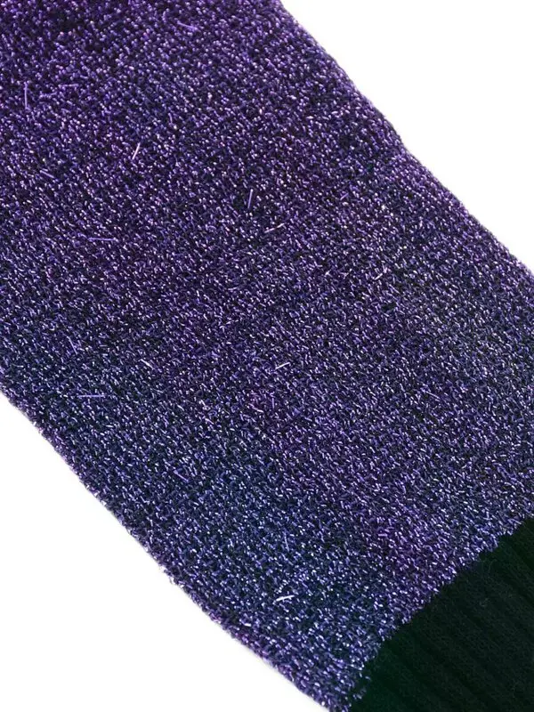 Dsquared2 Ribbed Lurex-detail Over-the-knee Socks
