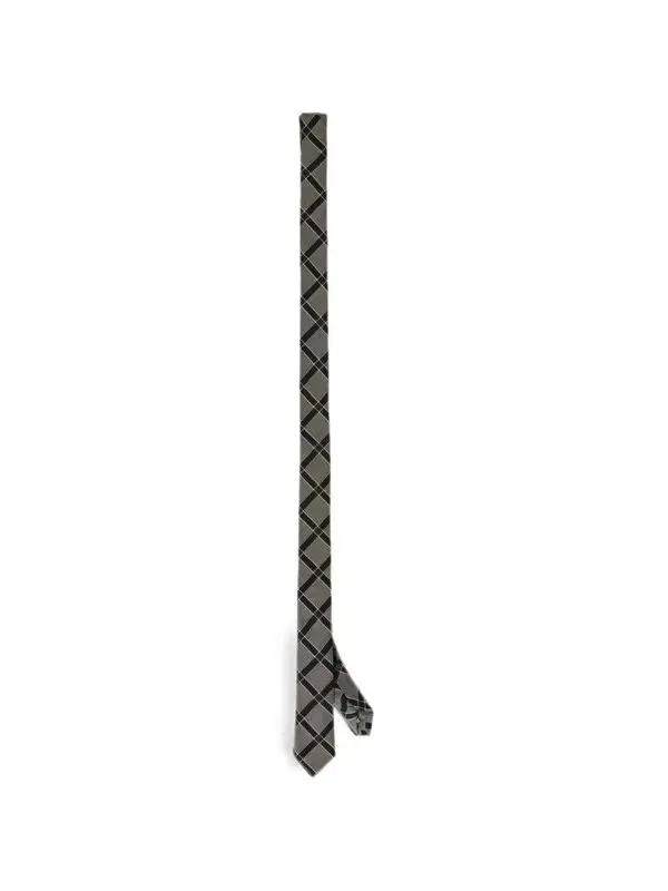 Corneliani Check Motif Neck Tie