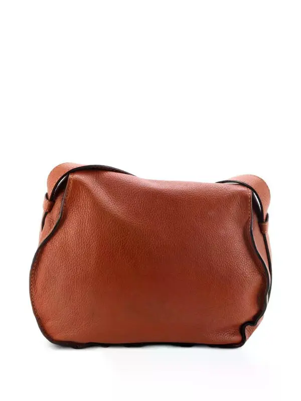 Chloé Marcie Leather Medium Crossbody Bag - Brown