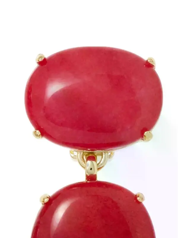 ROXANNE ASSOULIN Carnelian Drop Earrings - Gold