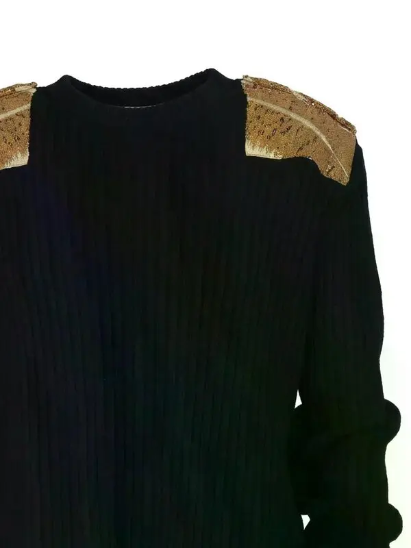 Valentino Garavani Embellished Shoulder Sweater