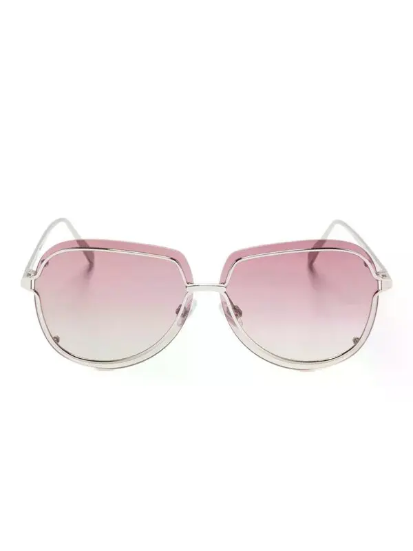 Superdry Geometric Frame Sunglasses - Silver