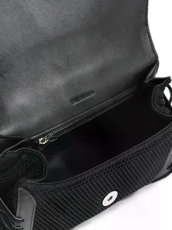 Balenciaga Sneaker-panelled Mesh Shoulder Bag