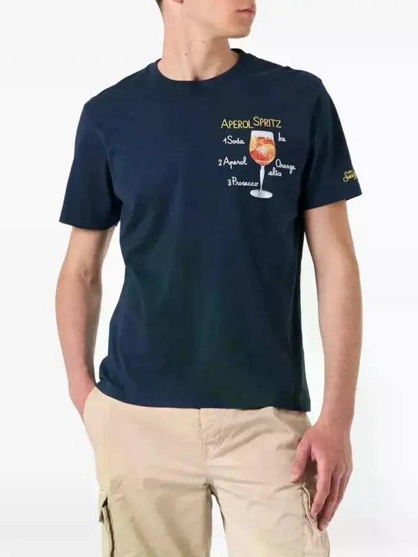 MC2 SAINT BARTH Aperol Spritz-print T-shirt