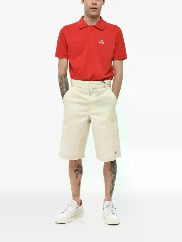 Dickies Logo-patch Belt-loop Shorts