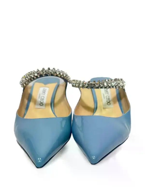 JIMMY CHOO 2010 Bing Crystal-strap Mules