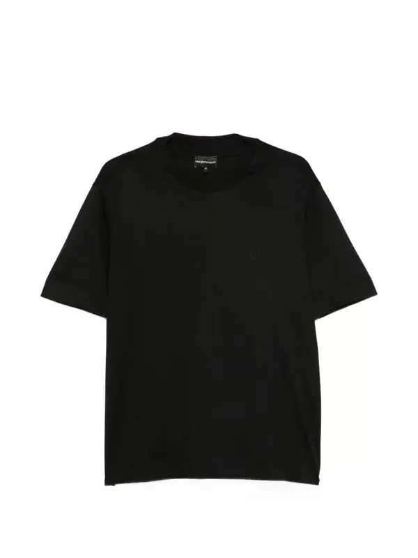 Emporio Armani Logo-embroidered T-shirt