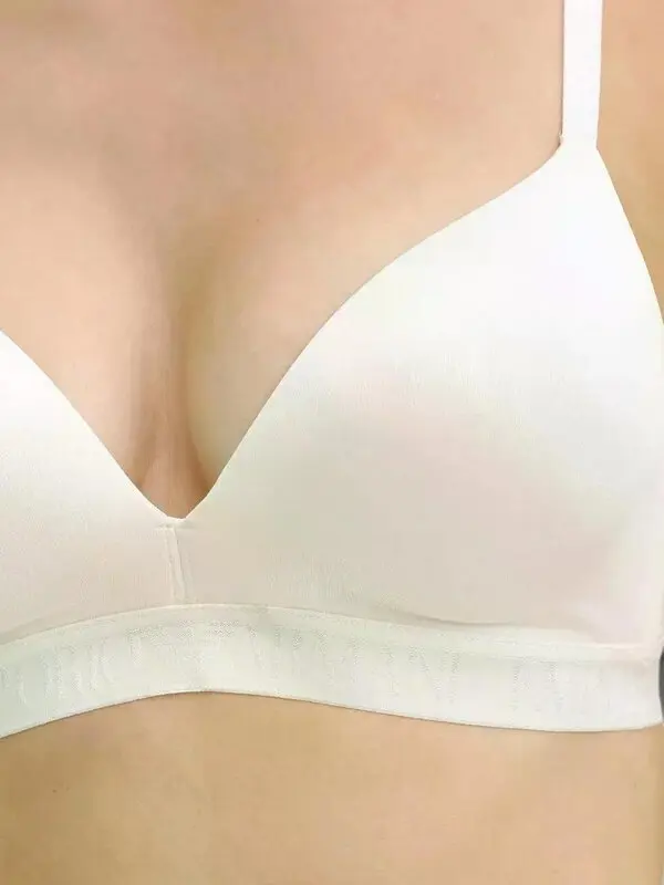 Emporio Armani Logo-tape Triangle Bra