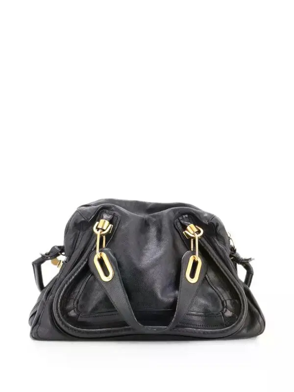 Chloé Paraty Top Handle Bag Leather Medium Satchel