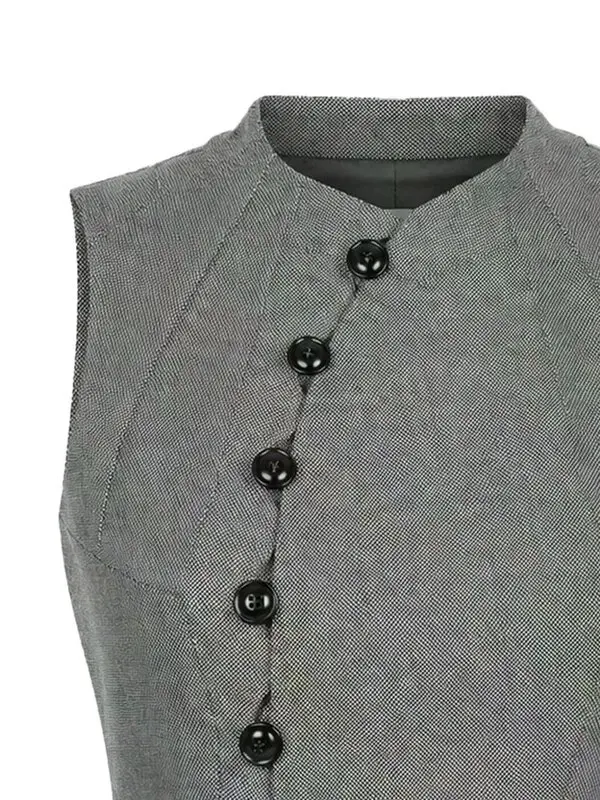 SHIRO SAKAI Asymmetric Hemline Waistcoat