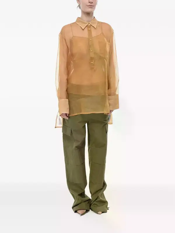 SUPER BLOND Silk Organza Shirt