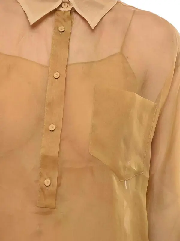 SUPER BLOND Silk Organza Shirt