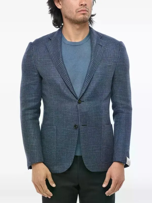 Corneliani Check-pattern Single-breasted Blazer