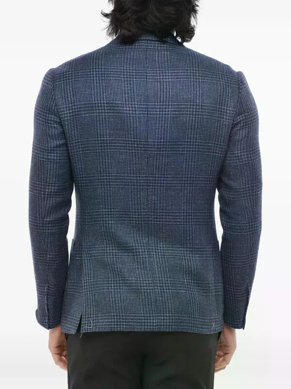 Corneliani Check-pattern Single-breasted Blazer