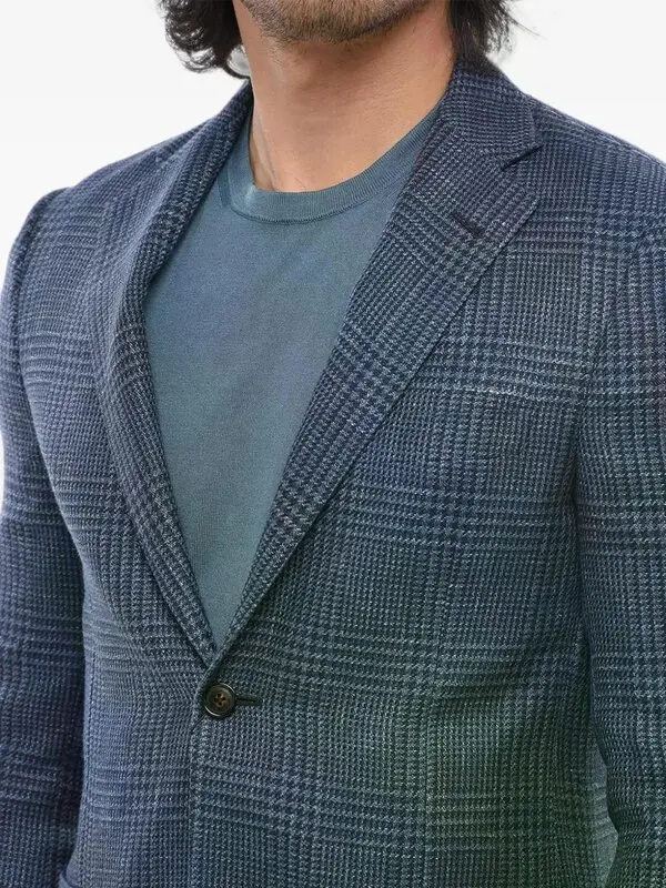 Corneliani Check-pattern Single-breasted Blazer