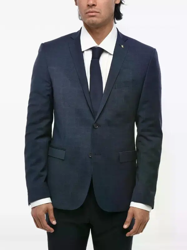 Corneliani Checked Single-breasted Blazer