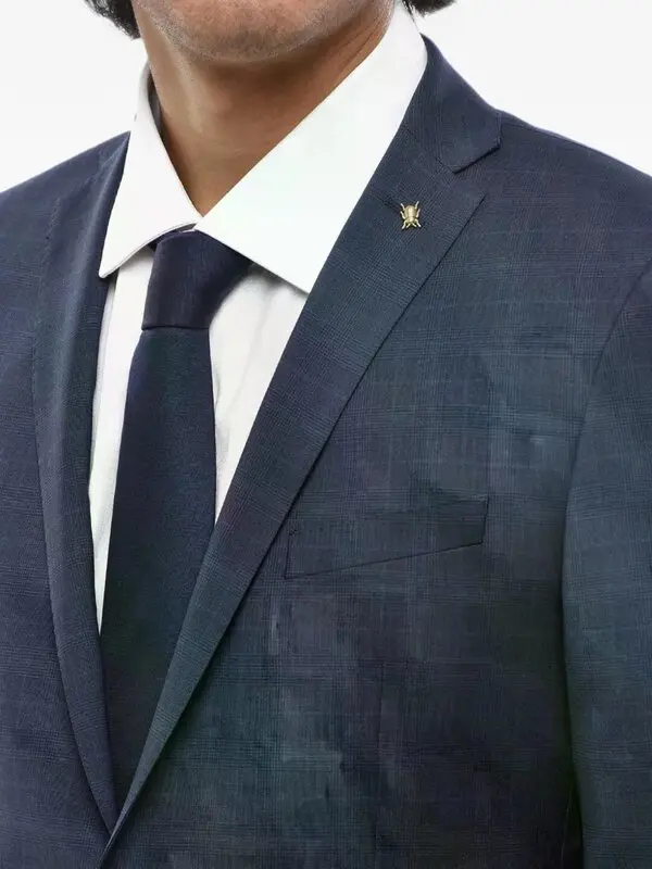 Corneliani Checked Single-breasted Blazer