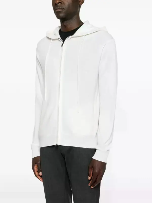 LISA YANG Emerson Zip-fastening Hoodie - Neutrals
