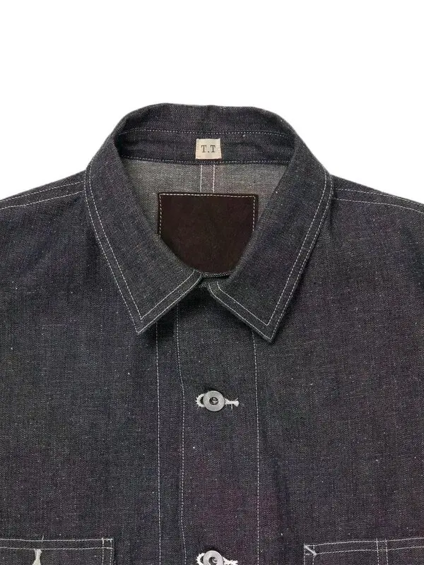 TAIGA TAKAHASHI Denim Distressed Jacket