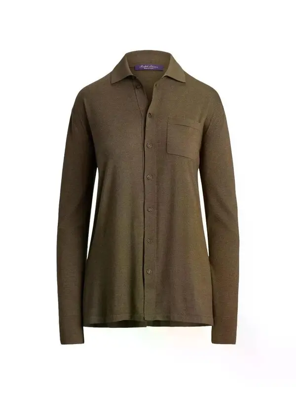 Ralph Lauren Knitted Chest-pocket Shirt
