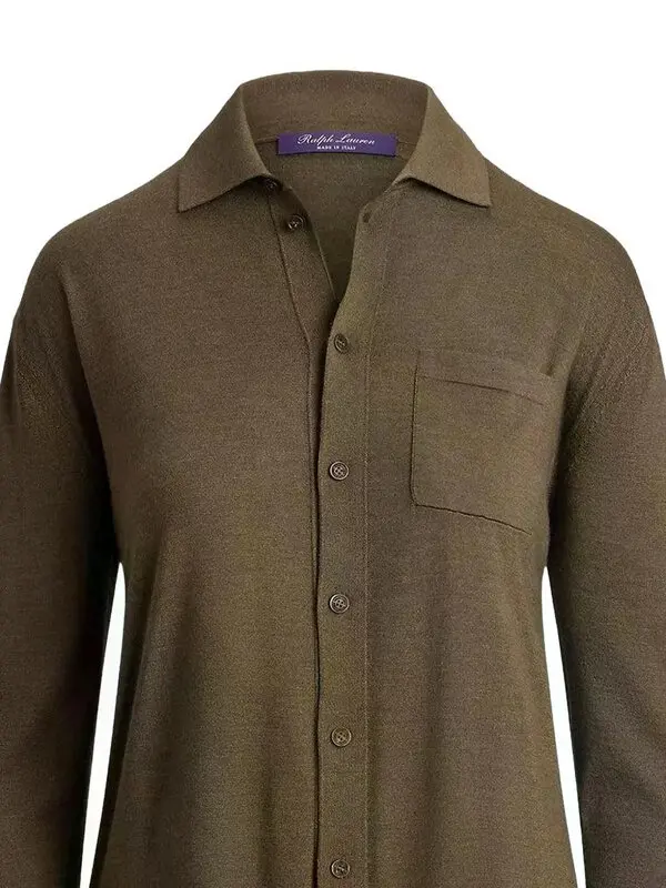 Ralph Lauren Knitted Chest-pocket Shirt