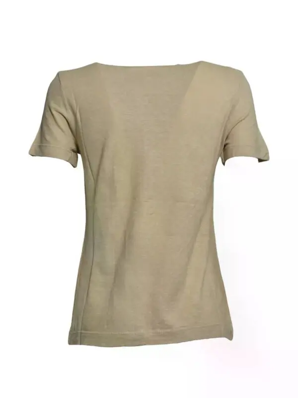 SOLOTRE Button-placket Short-sleeve T-shirt