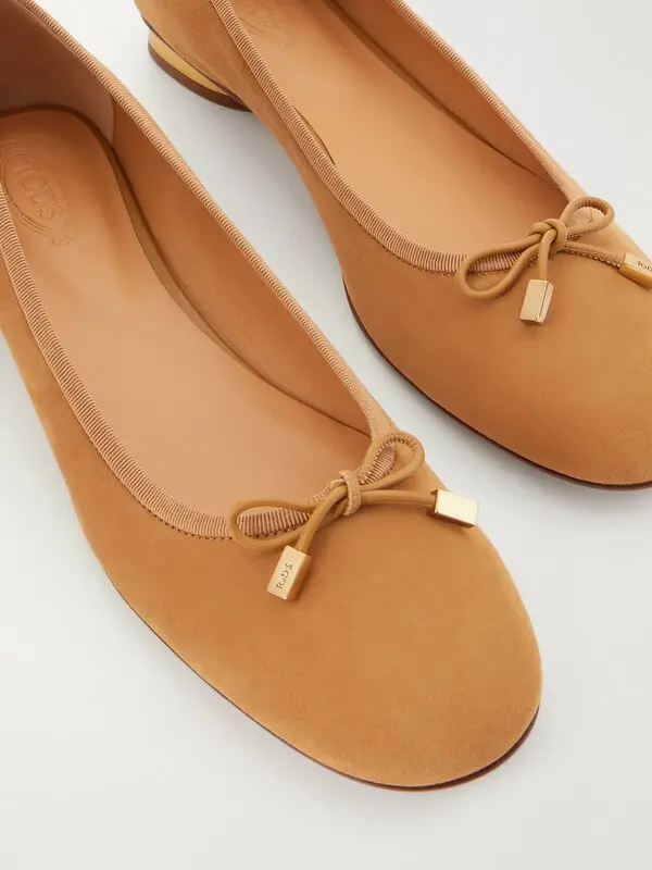 TOD'S Suede Ballet Flats