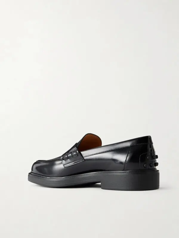 TOD'S Logo-detailed Patent Leather Loafers