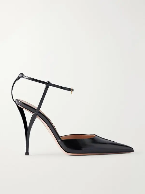 GIANVITO ROSSI Nuit Patent-leather Pumps - Black