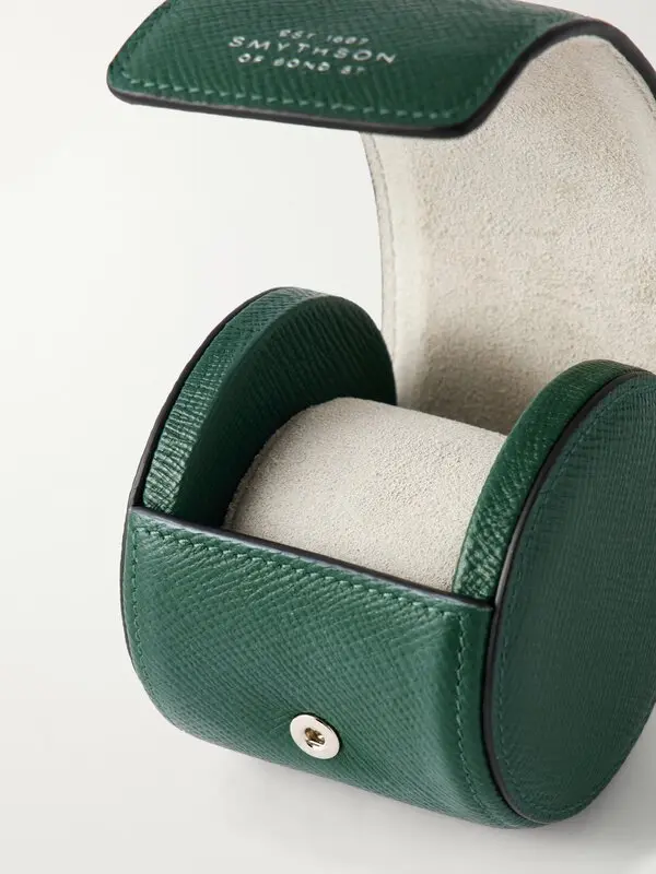 Smythson Panama Leather Single Watch Case