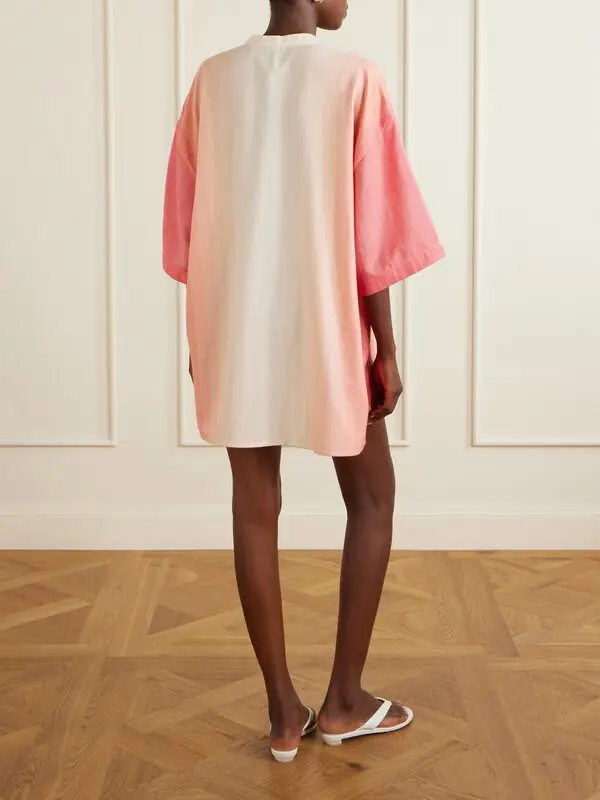 MARRAKSHI LIFE Striped Cotton Coverup